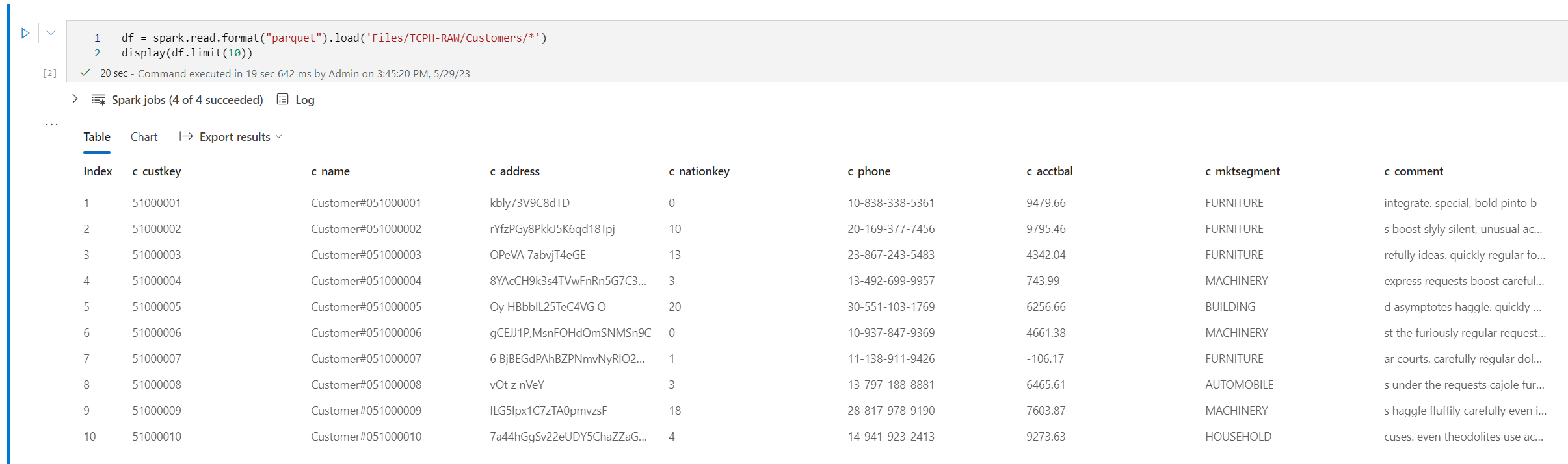 Microsoft Fabric, fooling around with TPC-H data – Reitse's blog