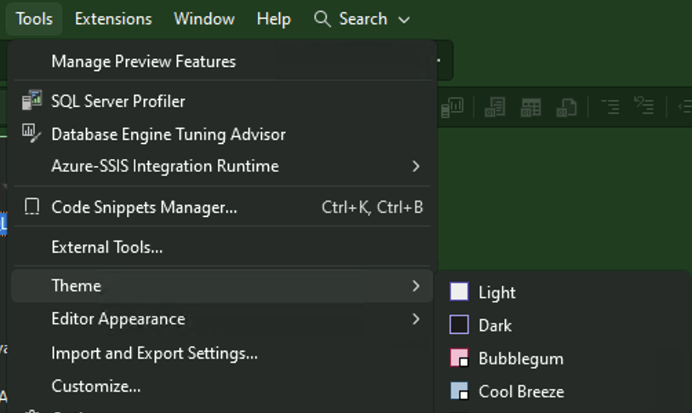 SSMS 22 preview 1 first impressions – Reitse's blog